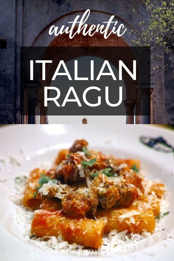 How to Make A Real Ragu - the Authentic Italian Way