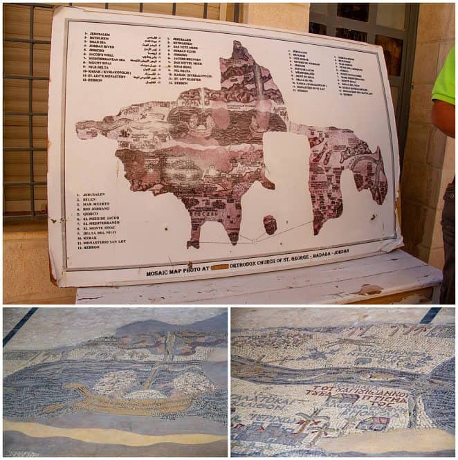 The Incredible Madaba Mosaics - Ancient Holy Land and World Records