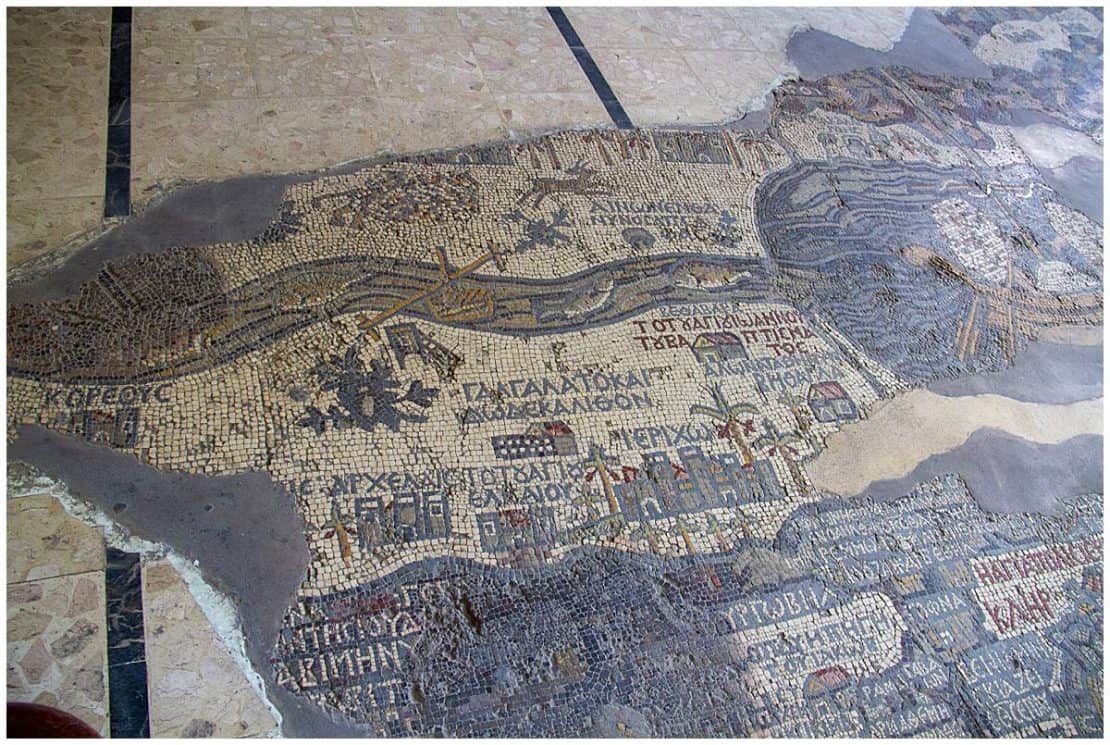 The Incredible Madaba Mosaics - Ancient Holy Land and World Records