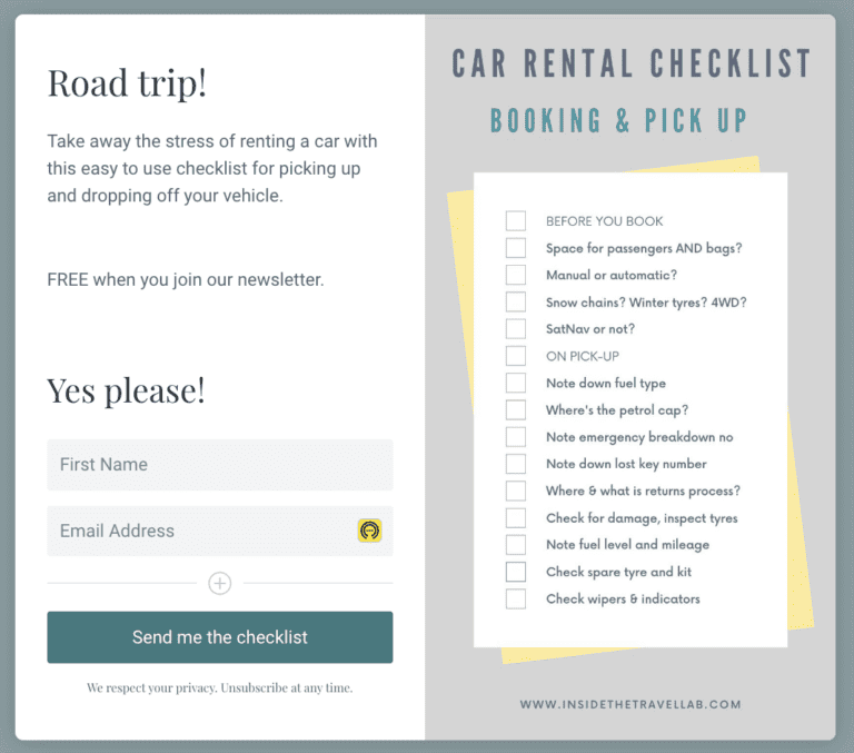 Your Ultimate Car Rental Checklist